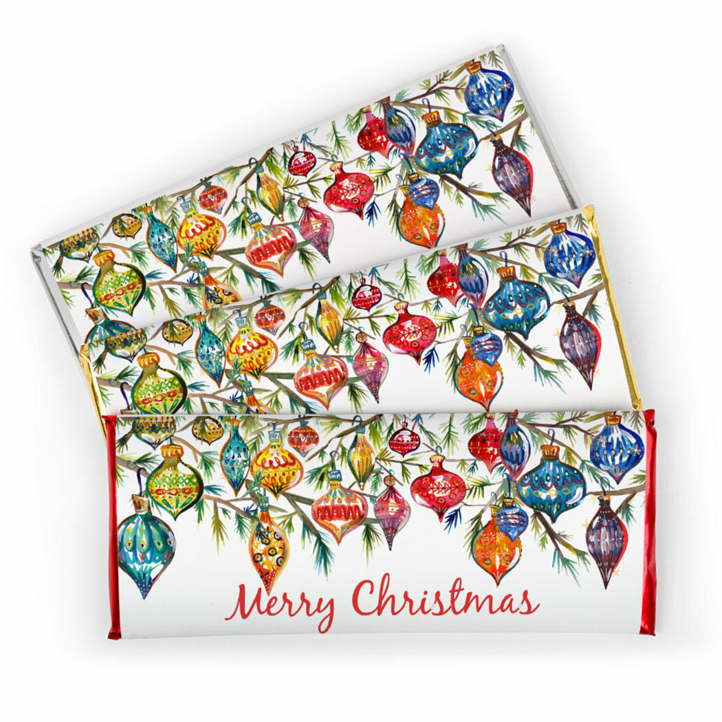 Personalized Christmas Ornaments Hershey's Milk Chocolate Bar & Wrapper ...