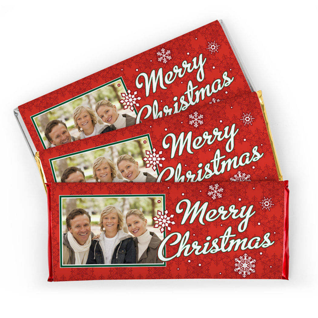 Christmas Personalized Hershey's Milk Chocolate Bar Merry Christmas ...