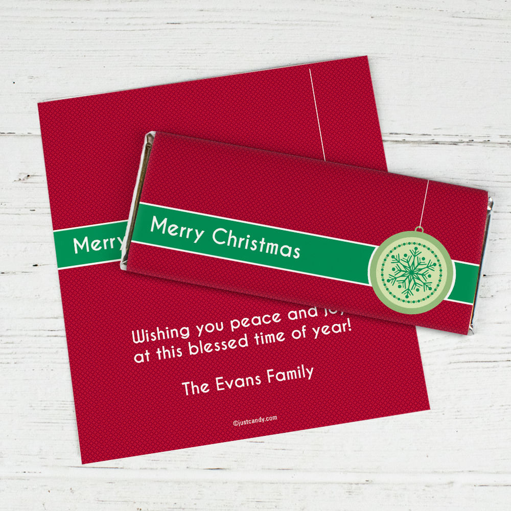 Christmas | Personalized Chocolate Bar Wrappers | Merry Christmas ...