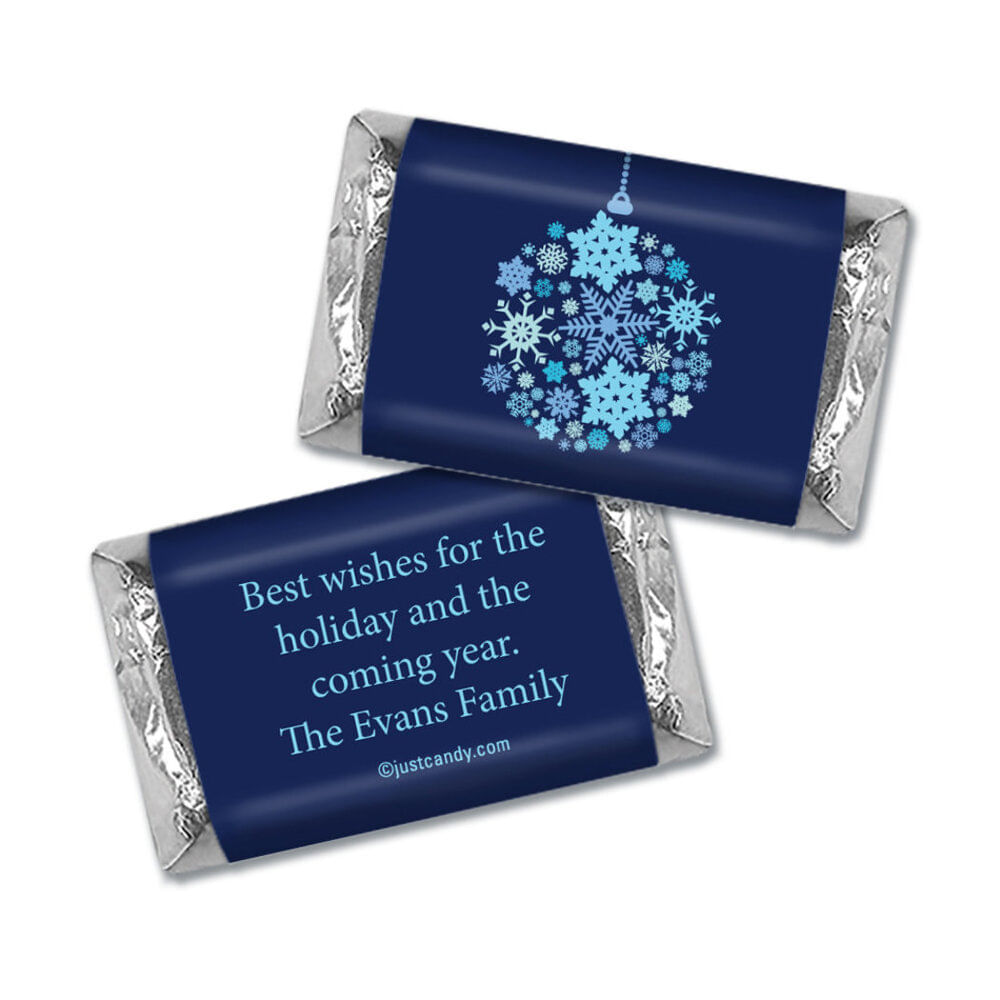 Happy Holidays | Personalized HERSHEY'S MINIATURES Wrappers | Season's ...