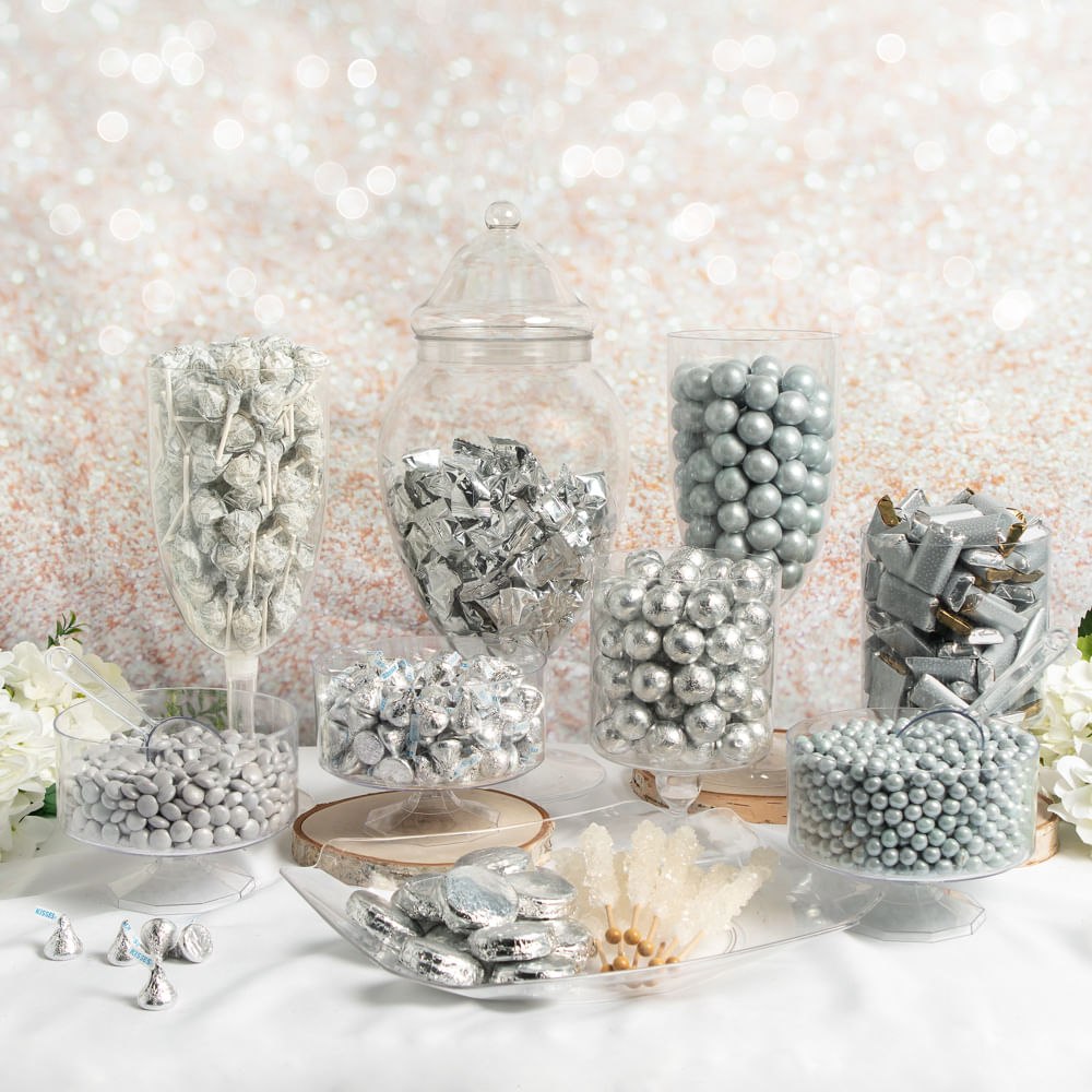 Bulk Silver Candy & Silver Candy Buffets - Just Candy