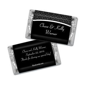 Personalized Wedding Reception Favors Mini Wrappers - JustCandy.com