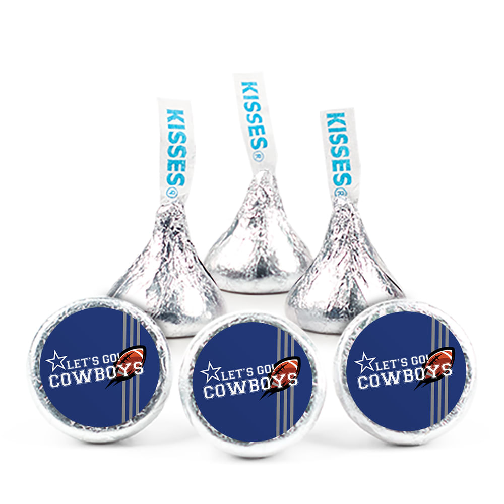 Personalized Cowboys Football Party Deluxe Candy Buffet - JustCandy.com