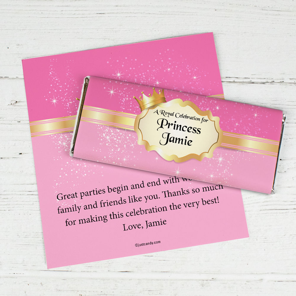 Birthday | Personalized Chocolate Bar Wrappers | Storybook Princess ...
