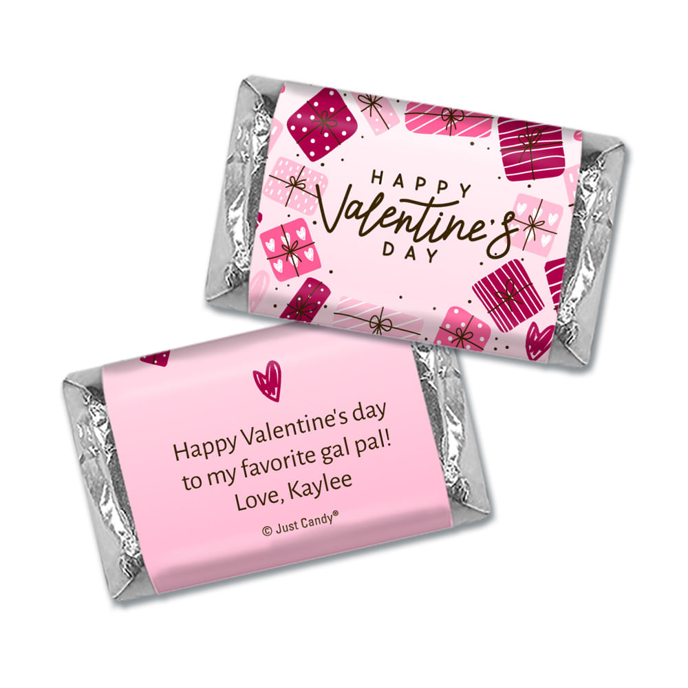 Personalized Valentine's Day Sweet Gifts Hershey's Miniatures and ...