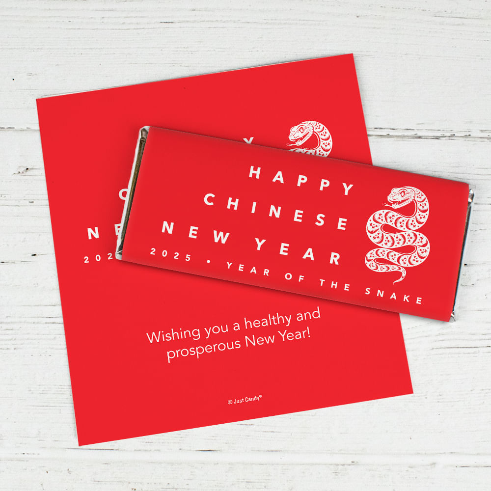 Personalized Chinese New Year Year of the Rabbit Chocolate Bar Wrappers ...