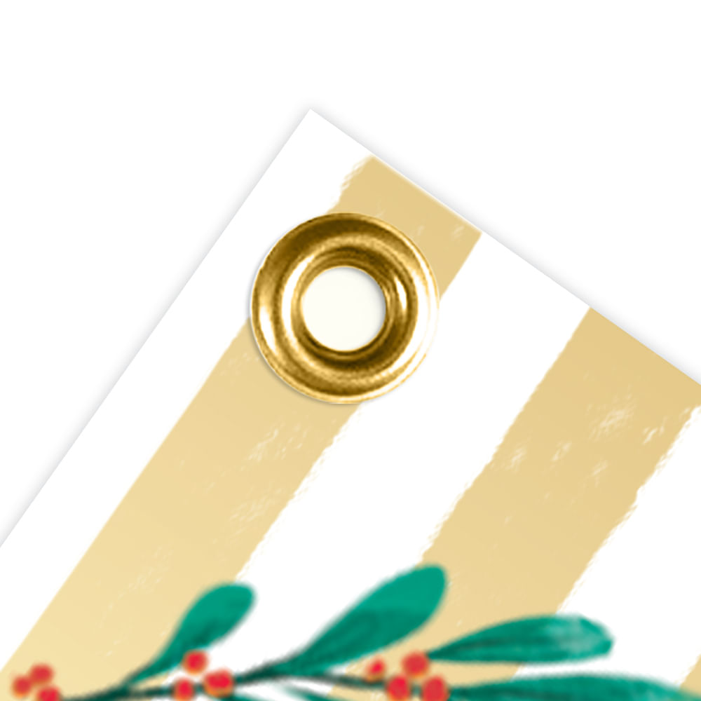 Personalized Bonnie Marcus Christmas Chic 5 Ft. Banner - JustCandy.com