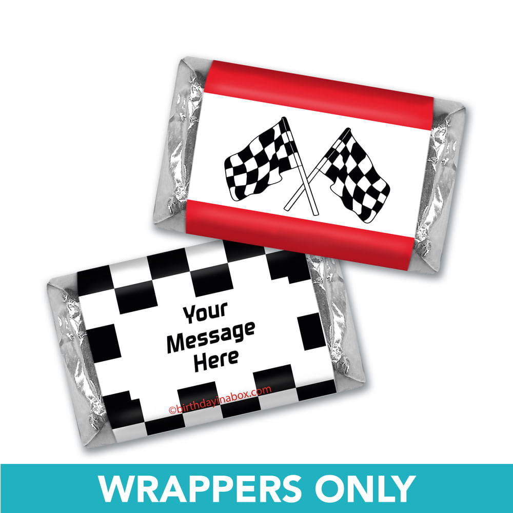 Birthday | Personalized Hershey's Mini Wrappers | Racing Themed ...