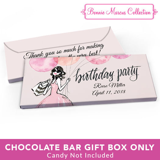 Deluxe Personalized Birthday Blithe Spirit Candy Bar Favor Box ...
