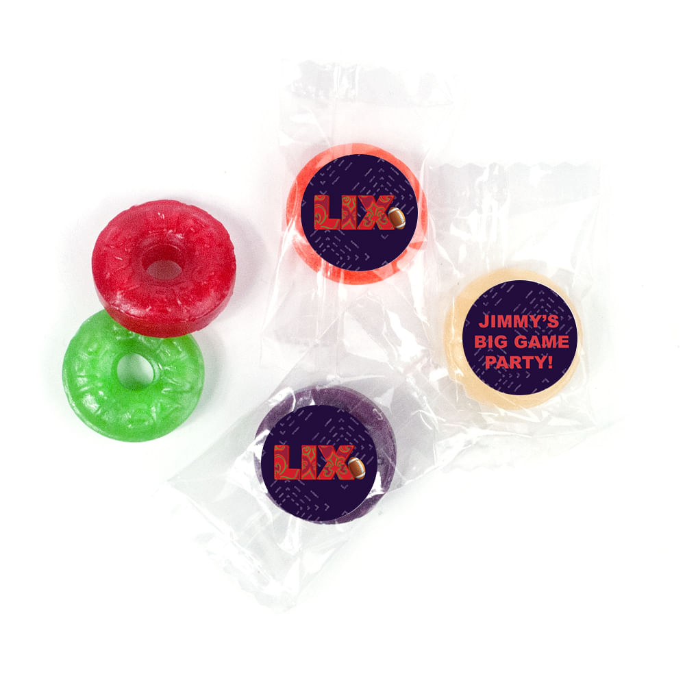 Personalized Football Party Themed Stadium LifeSavers 5 Flavor Hard ...
