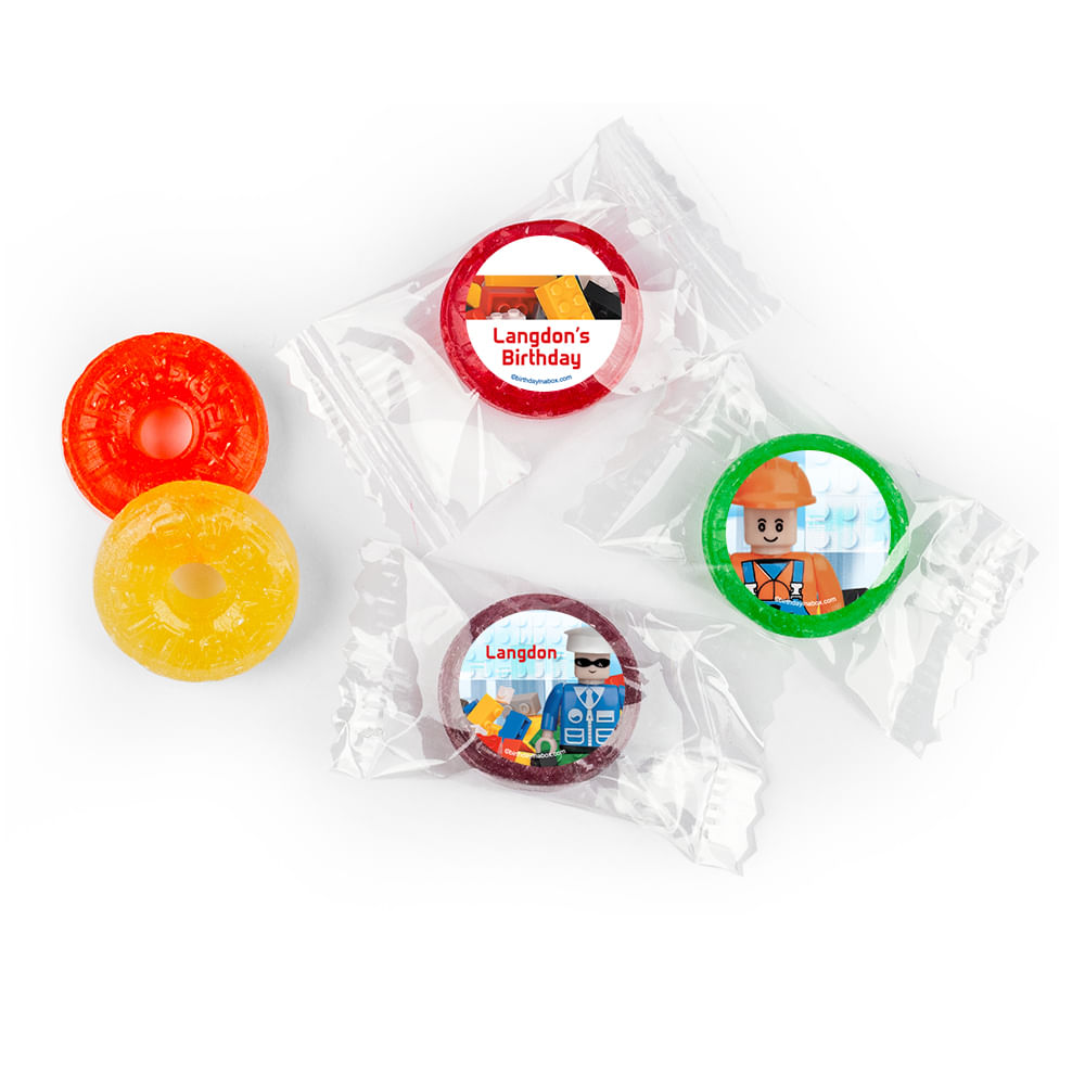Birthday Tek Personalized 5 Flavor Hard Candy - JustCandy.com