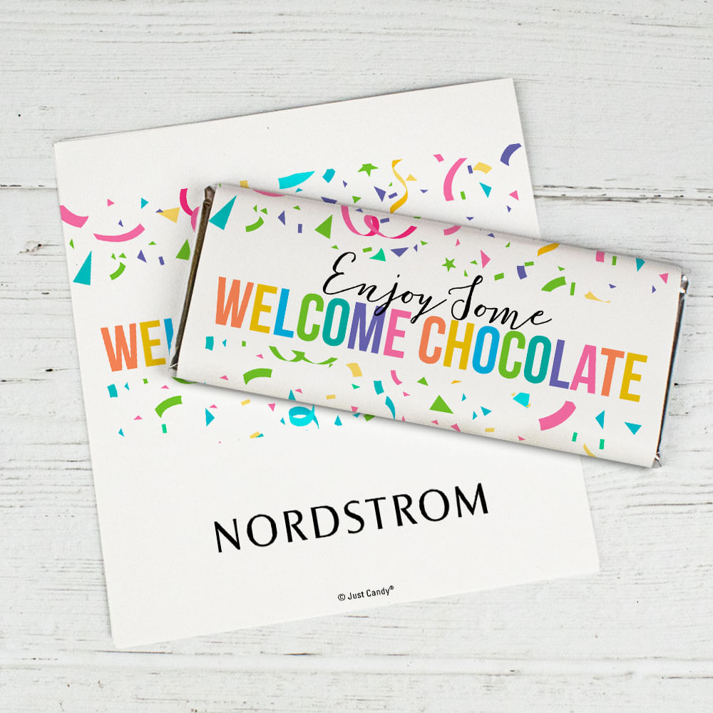 Personalized Welcome Chocolate Logo It's Crunch Time Chocolate Bar ...