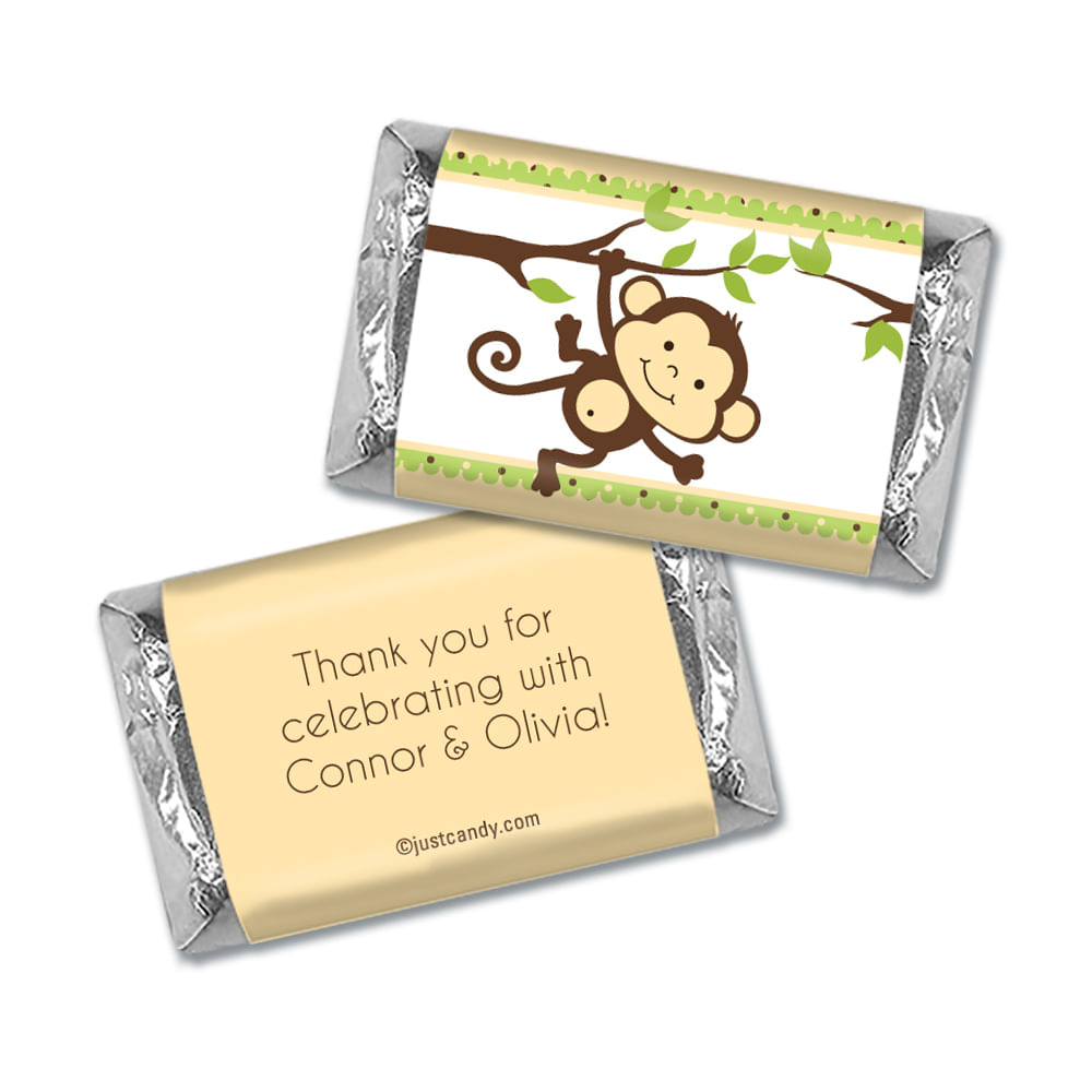 Baby Shower | Personalized HERSHEY'S MINIATURES Wrappers | Swinging ...