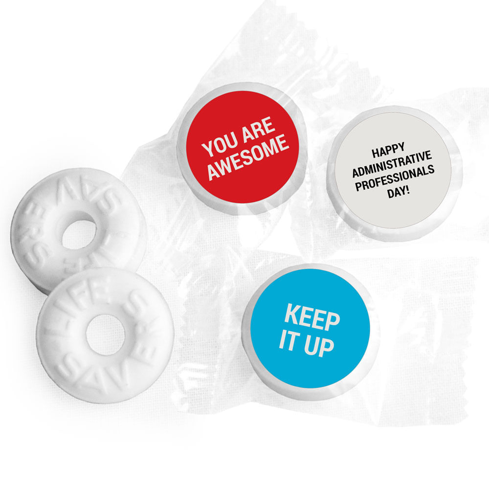 Custom Life Savers - Valuable Thank You Stickers - JustCandy.com