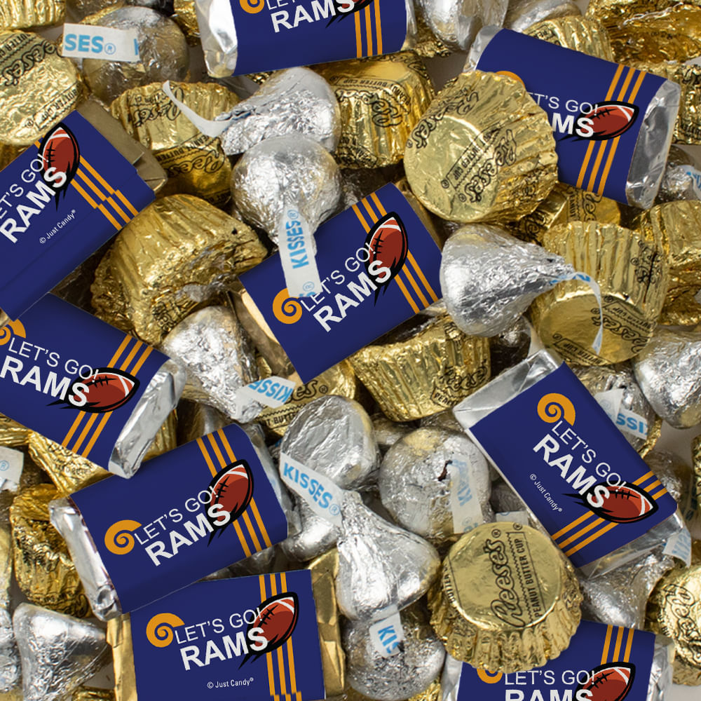 Let's Go Rams Footbal Hershey's Mix - JustCandy.com