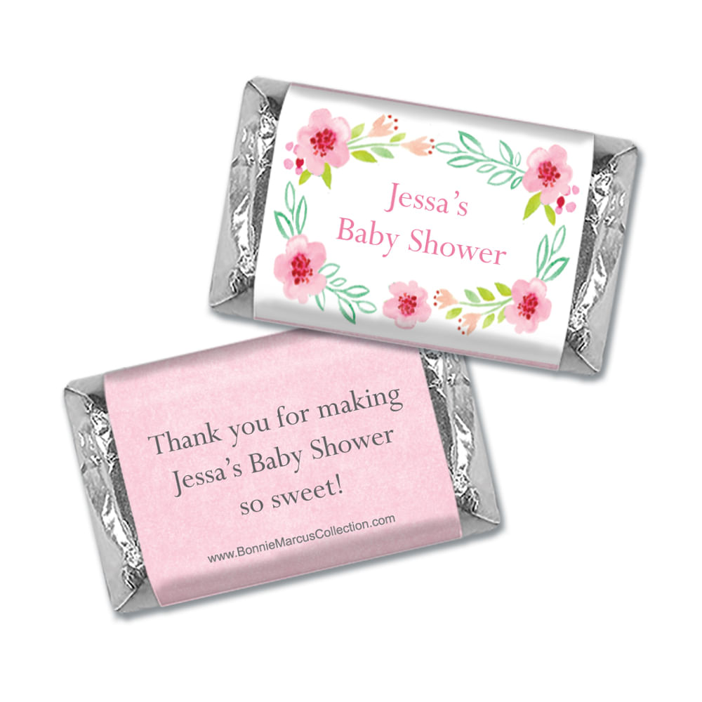 Personalized Bonnie Marcus Baby Shower Mini Wrappers - JustCandy.com