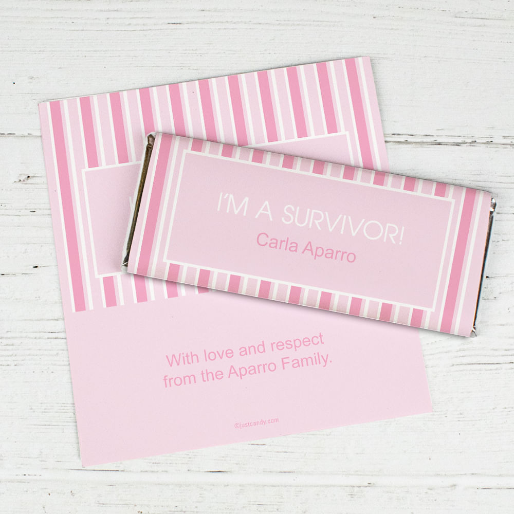Breast Cancer Awareness | Personalized Chocolate Bar Wrappers ...