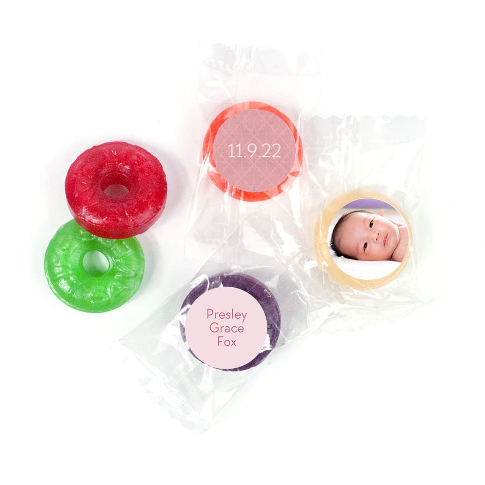 Bonnie Marcus Personalized LifeSavers 5 Flavor Hard Candy Baby Photo ...