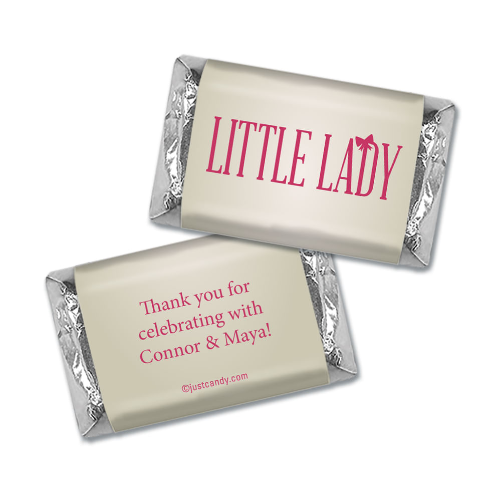 Baby Shower | Personalized HERSHEY'S MINIATURES Wrappers | Little Lady ...