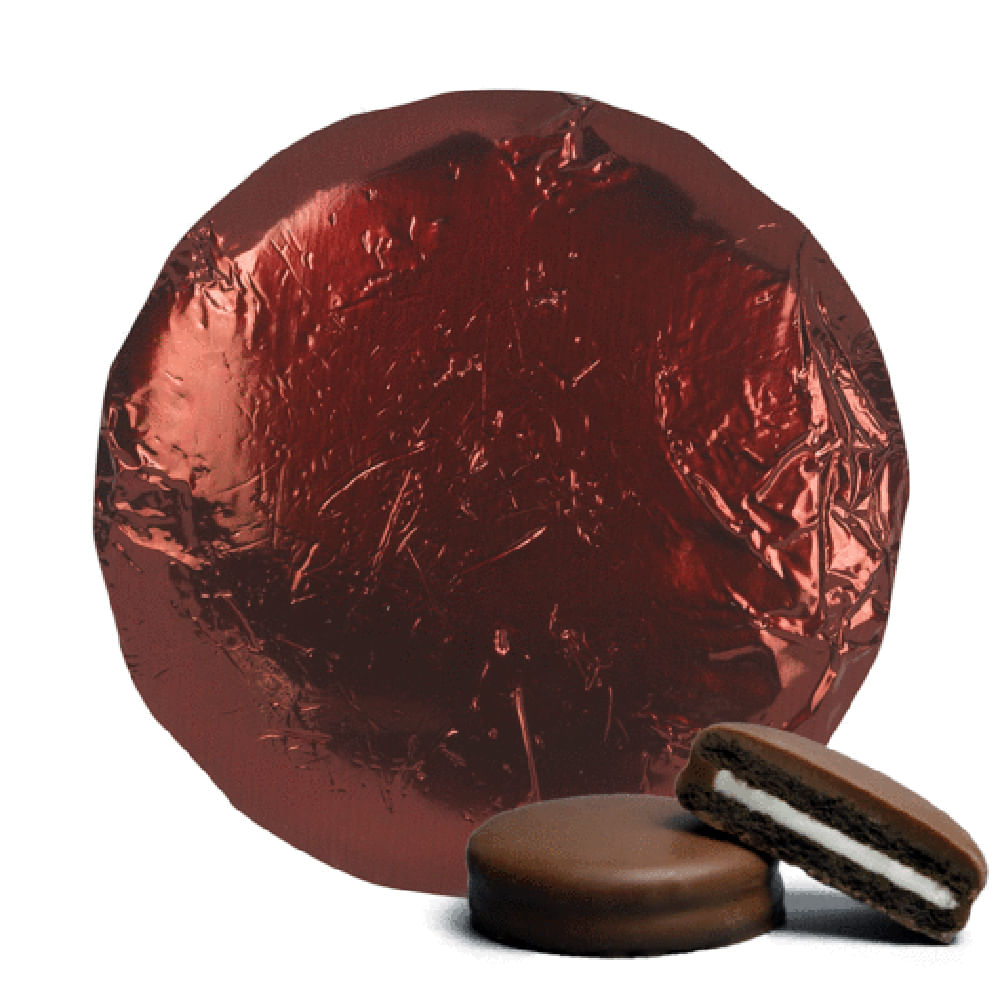 Burgundy Chocolate Covered Oreos Bulk Candy - JustCandy.com
