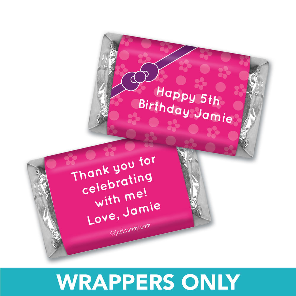 Birthday | Personalized HERSHEY'S MINIATURES Wrappers | Hello Kitty ...