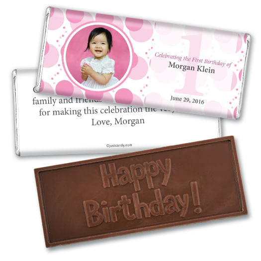 Personalized Birthday Embossed Happy birthday Chocolate Bar Monogram ...