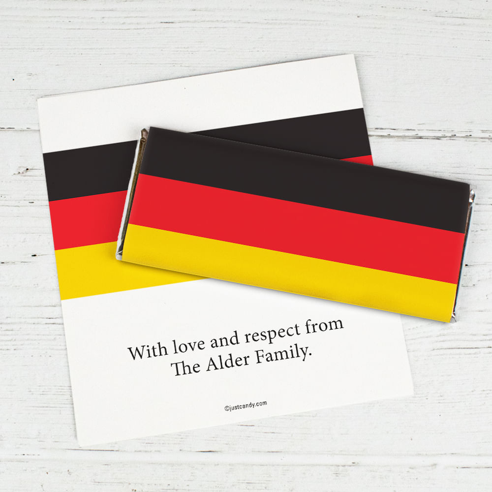 Olympic Party Favor | Personalized Chocolate Bar Wrappers | German Flag ...