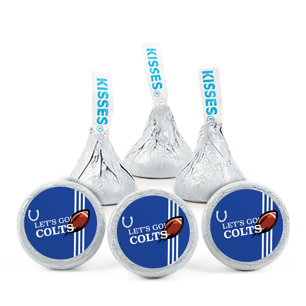 Personalized Colts Football Party Deluxe Candy Buffet - JustCandy.com
