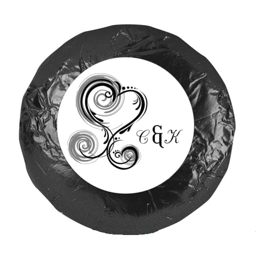 Personalized Wedding Reception Favors 1.25" Stickers (48 Stickers ...