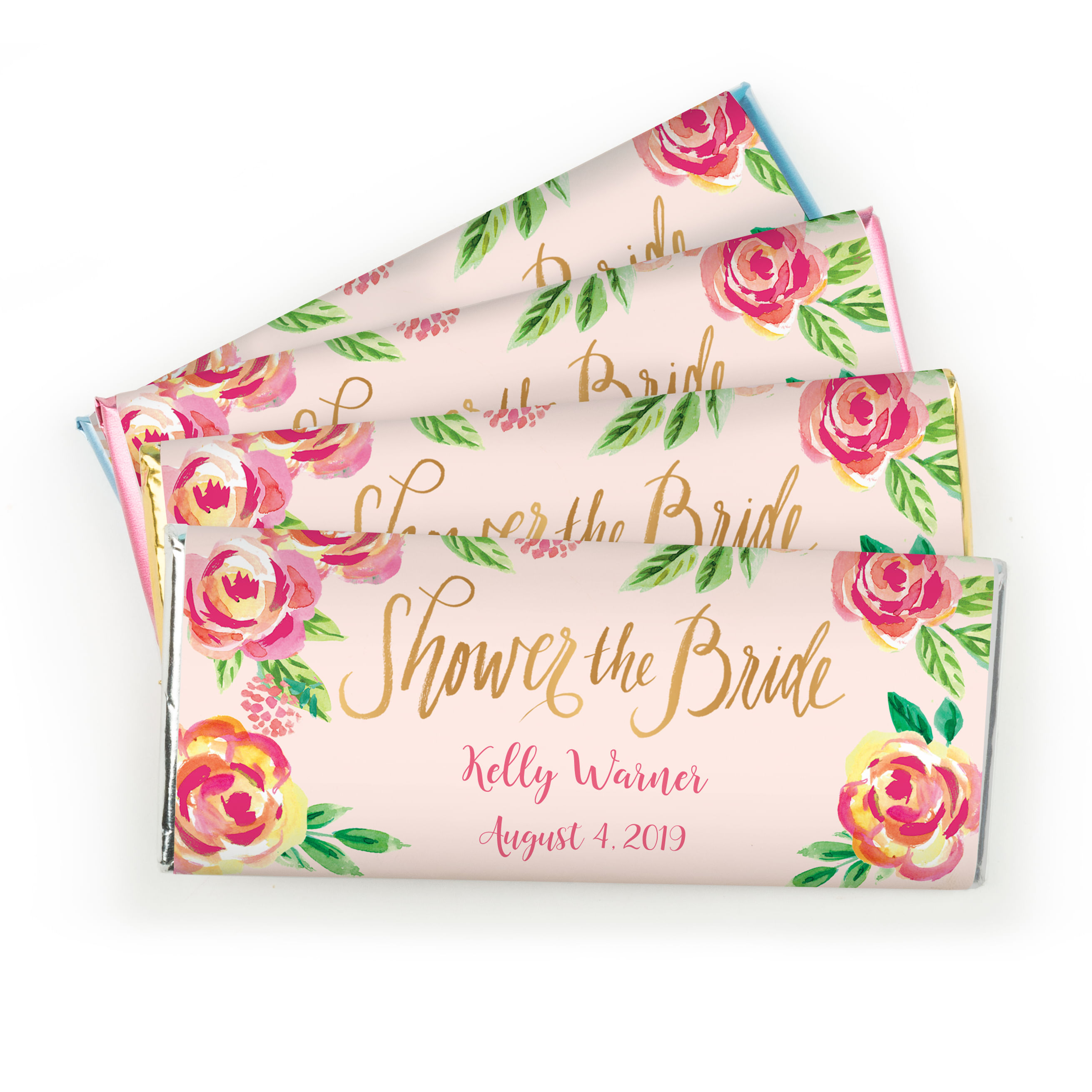 Bonnie Marcus Collection Personalized Chocolate Bar Wrappers Bridal ...