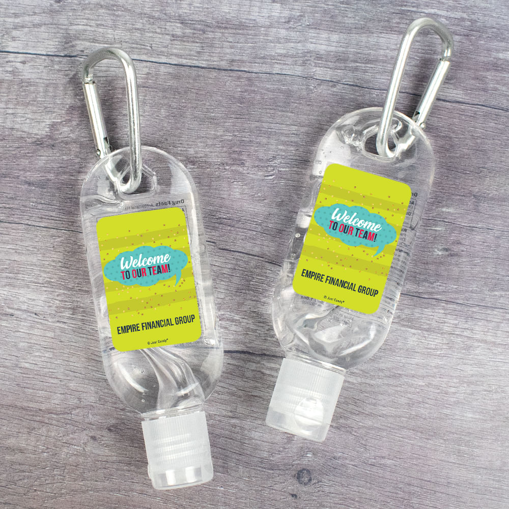 Hand Sanitizer with Carabiner Employee Appreciation Hands Down 1 fl. oz ...