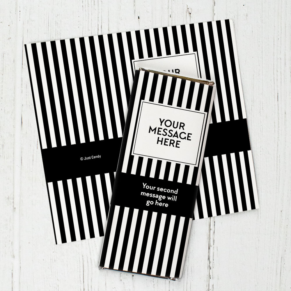 Personalized Adult Birthday Chocolate Bar Wrapper - JustCandy.com