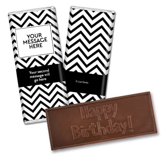 Personalized Adult Birthday Embossed Happy Birthday Chocolate Bar ...