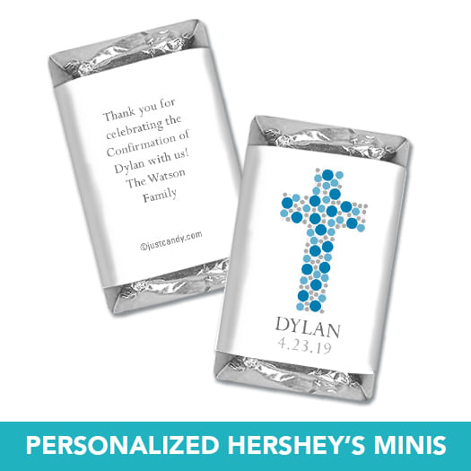 Personalized Boy Confirmation Stones Cross Deluxe Candy Buffet ...