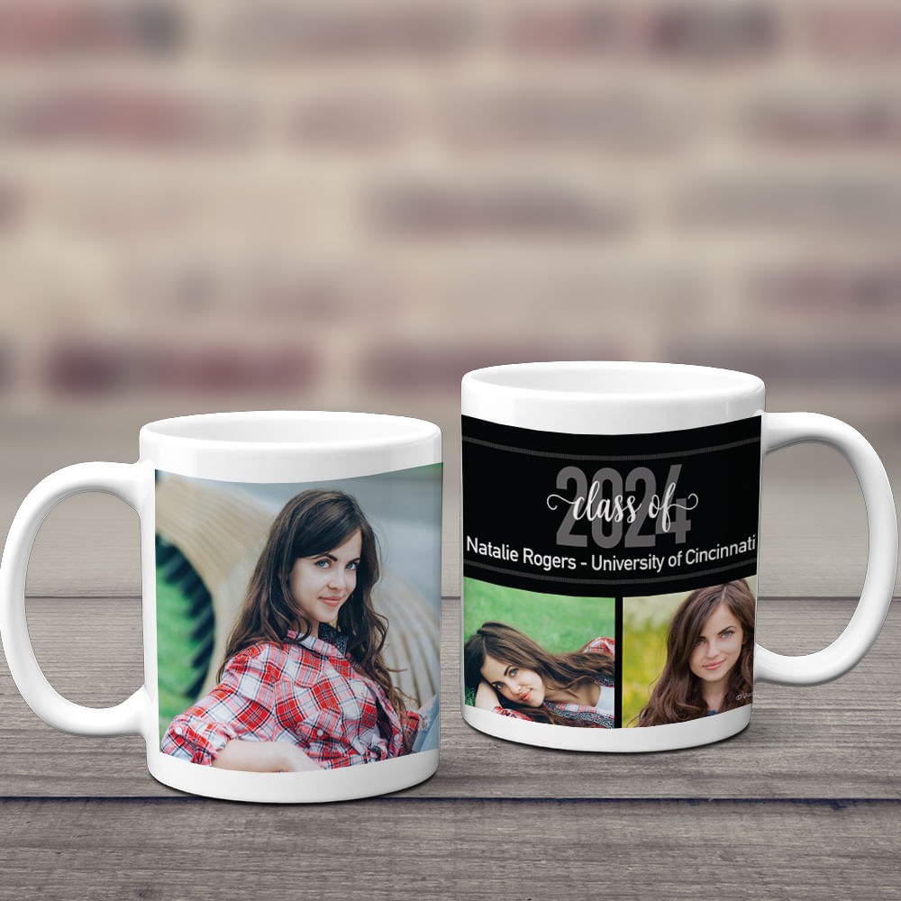 Personalized Graduation Photos 11oz Mug - JustCandy.com