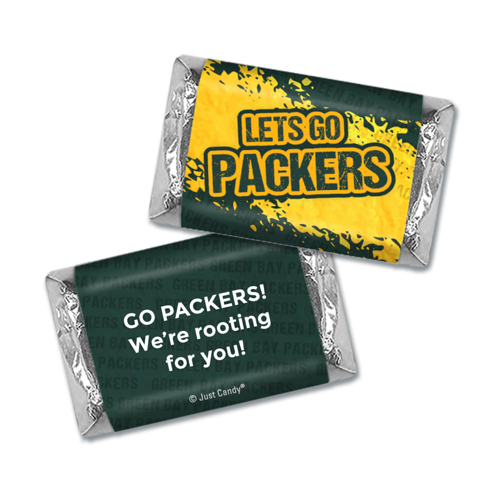 Let's Go Packers Hershey's Miniatures Candies - JustCandy.com