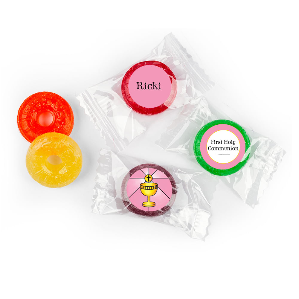 Communion Personalized LifeSavers 5 Flavor Hard Candy Glowing Eucharist ...