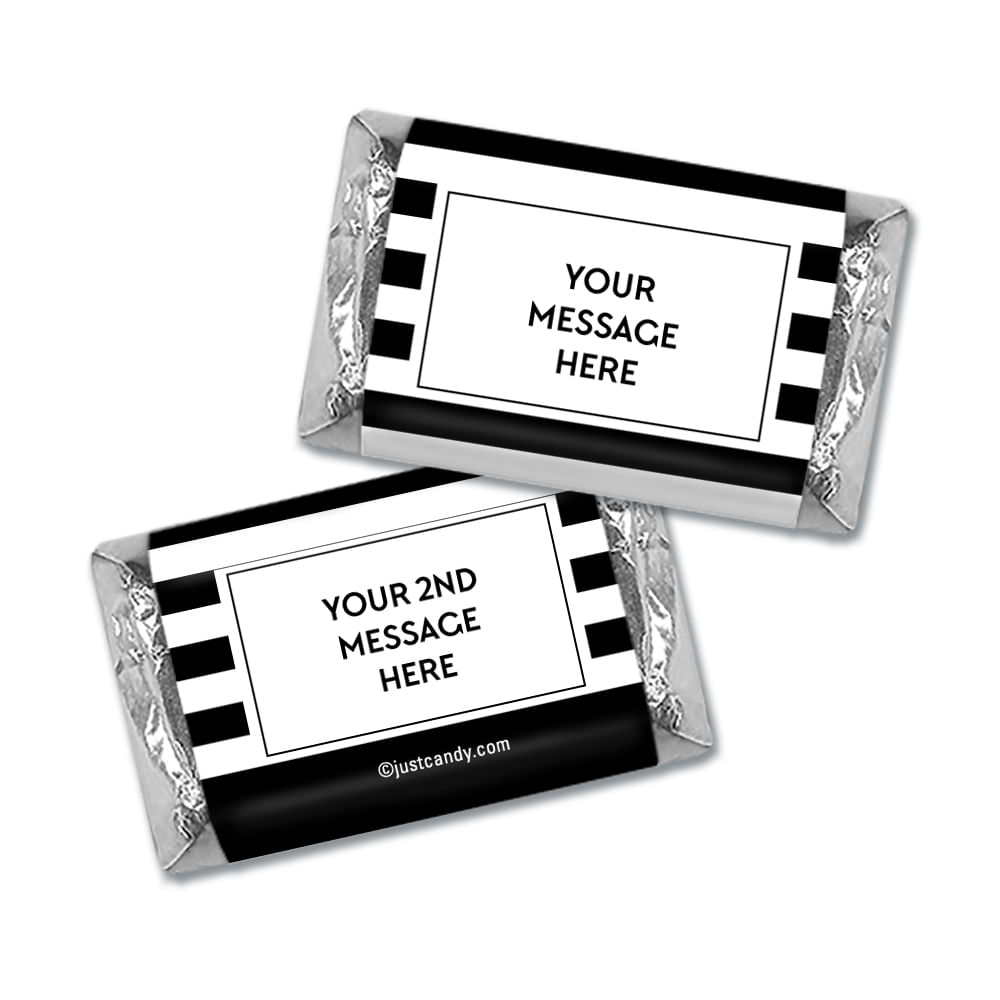 Personalized Adult Birthday Mini Wrappers - JustCandy.com