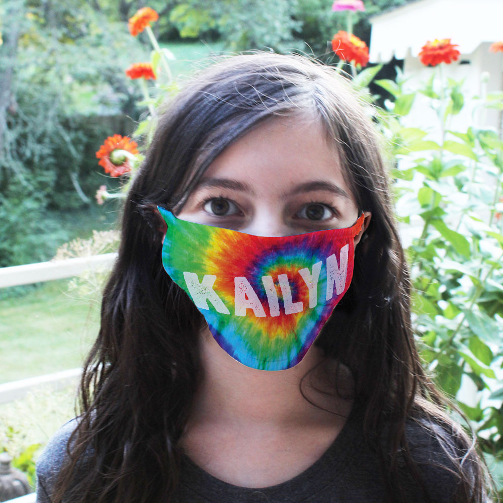 Personalized Face Mask - Tie Dye - JustCandy.com