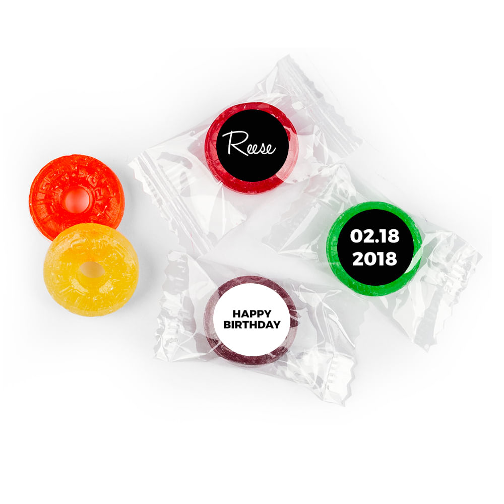 Birthday Favors - Dynamic Stickers - LifeSavers 5 Flavor Hard Candy ...