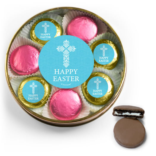 Personalized Easter Blue Cross Chocolate Covered Oreo Cookies Large ...