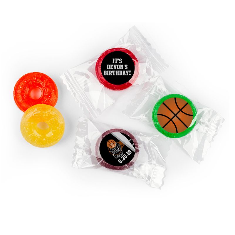 Birthday Personalized Life Savers 5 Flavor Hard Candy Basketball Hoop ...