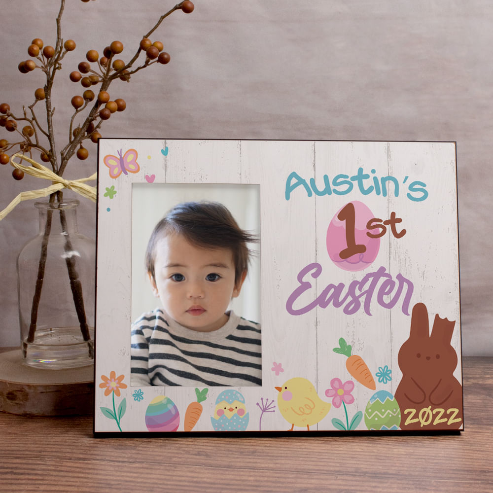 Personalized First Easter Picture Frame - JustCandy.com
