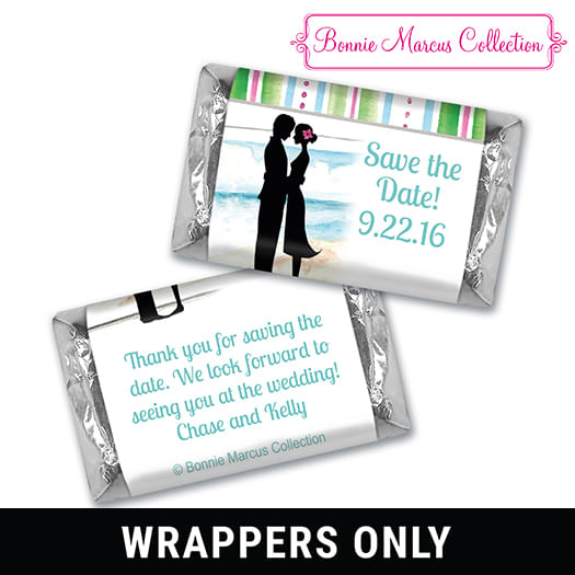 Bonnie Marcus Collection Wrapper Tropical I Do Save the Date Candy Bars ...