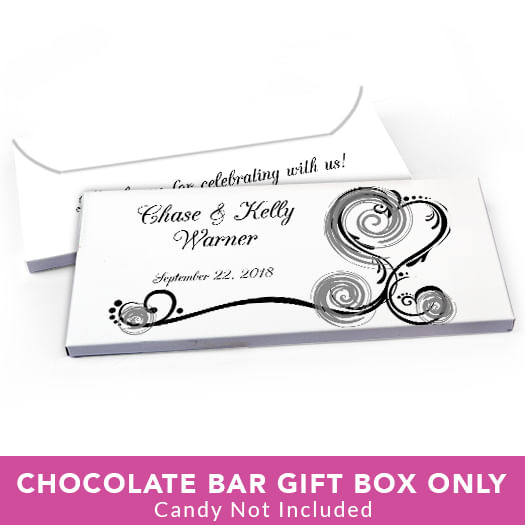 Deluxe Personalized Wedding Regal Elegance Candy Bar Favor Box ...