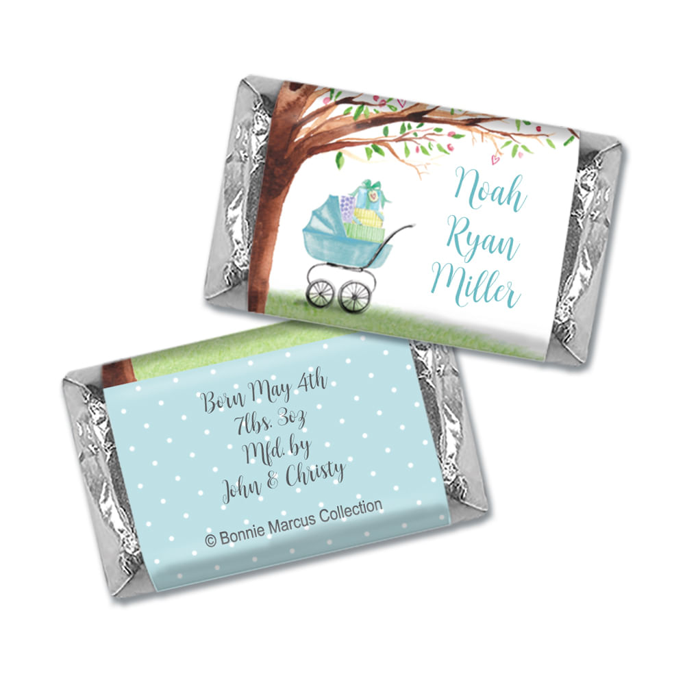 Bonnie Marcus Collection Wrapper Rockabye Baby Boy Birth Announcement ...