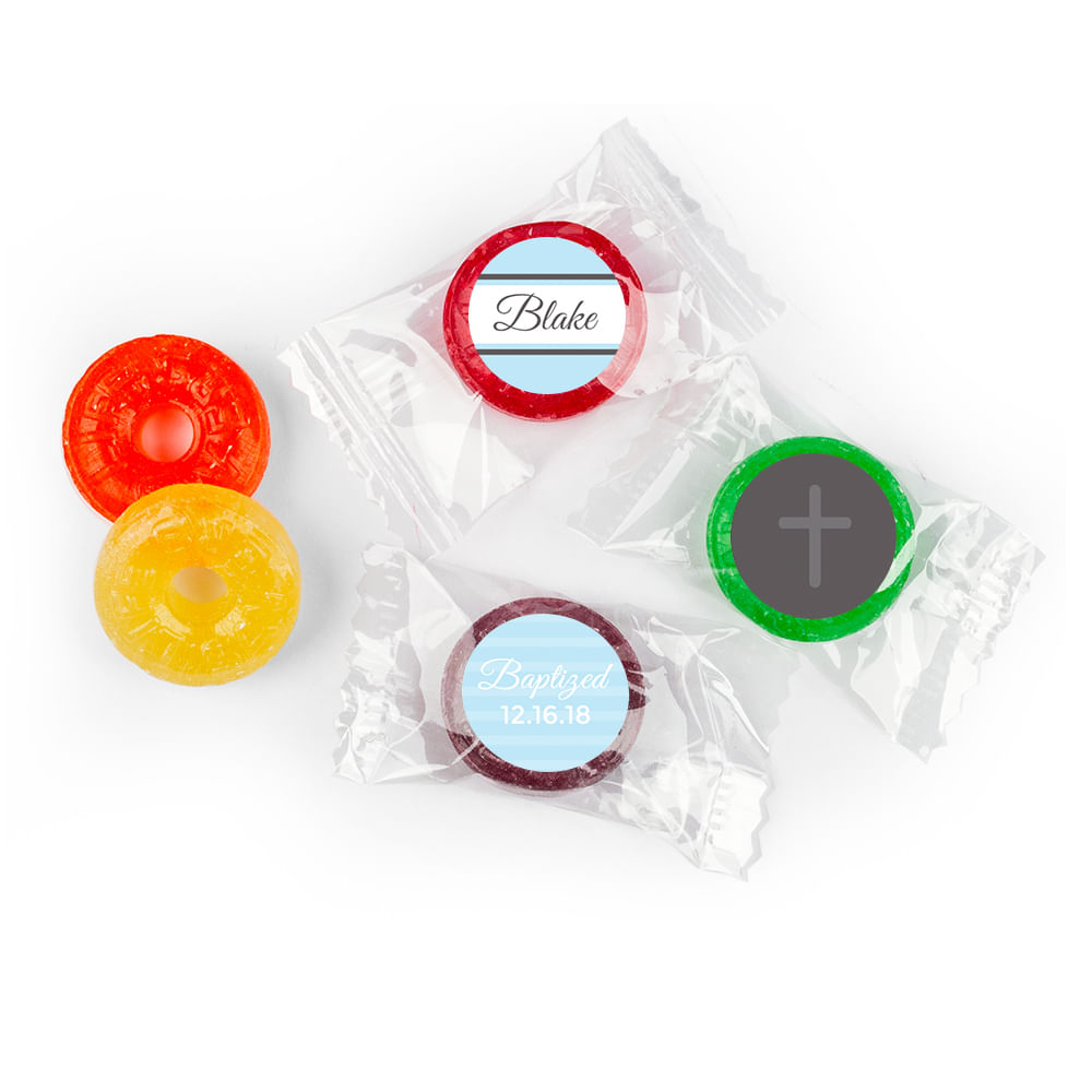 Baptism Personalized LifeSavers 5 Flavor Hard Candy & Cross (300 Pack ...