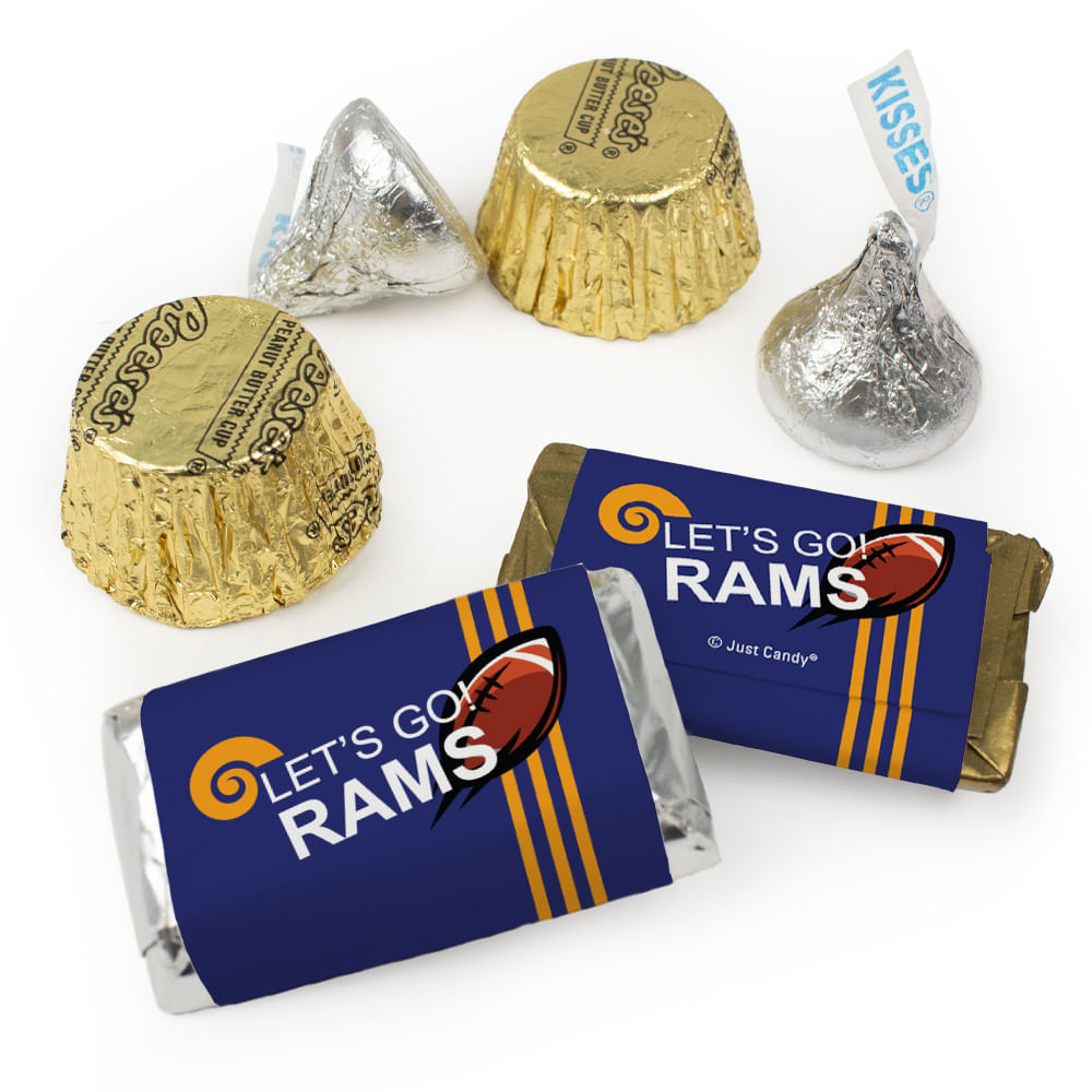 Let's Go Rams Footbal Hershey's Mix - JustCandy.com