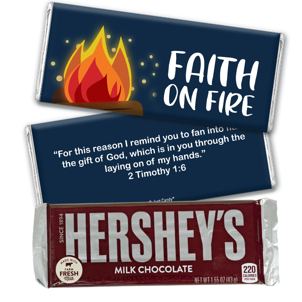 Personalized Religious Bonfire Night of Worship Hershey's Milk ...