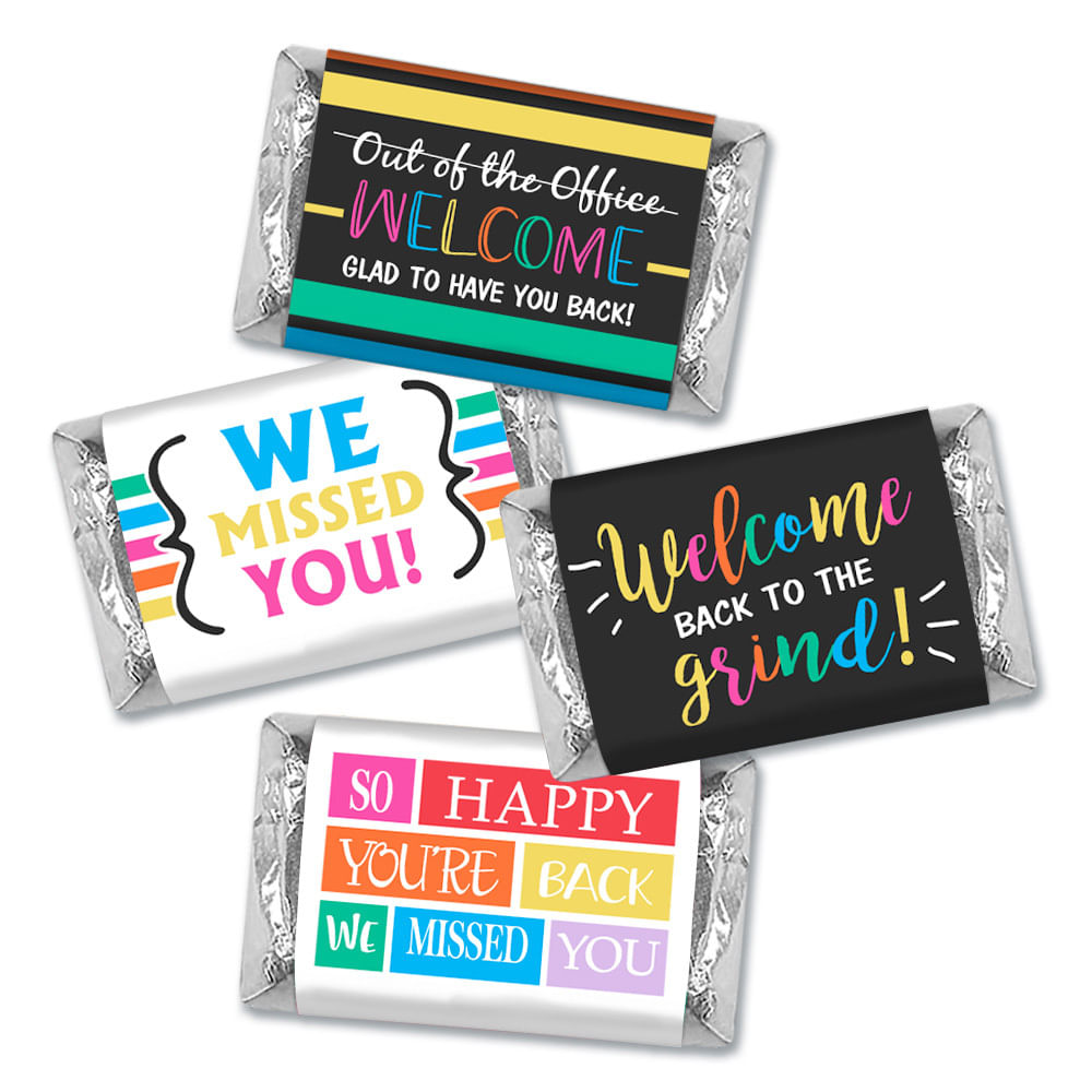 Welcome Back To The Grind Hershey's Miniatures Wrappers - JustCandy.com